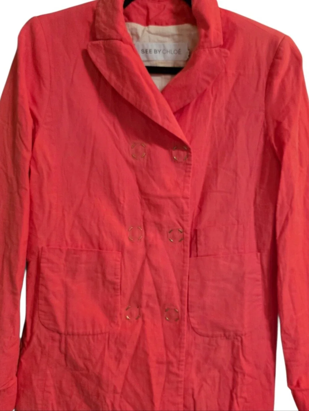 See By Chloe | Jackets & Coats | See By Chloe Vintage Snap Feont ...